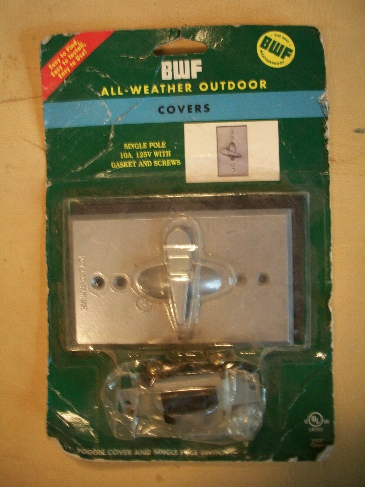 BWF All-Weather Outdoor Cover & Single Pole Switch, #611 & 31D7, NOS | eBay