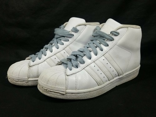 Adidas Pro Model J # B27451 Triple White Men's Size 5 High Tops Gray ...