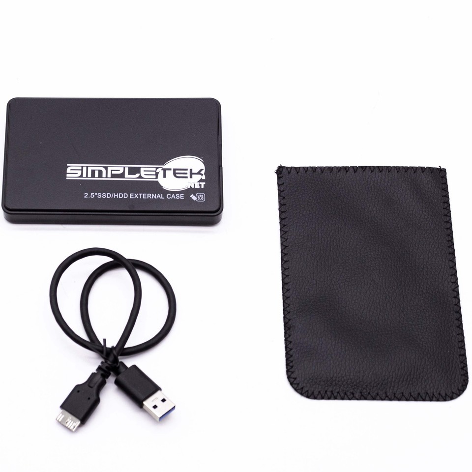 Caddy Enclosure HDD 2.5" With 120GB SSD Adapter Box USB 3.0 External PC ...