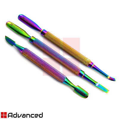 Professional Cuticle Pusher Nail Cleaner Spoon Gouge Manicure Pedicure ...