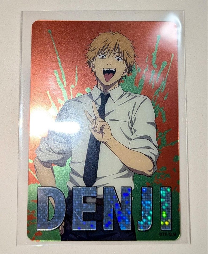 Chainsaw Man Metal Trading Cards 5-Piece Set Denji Power Reze Toba ...