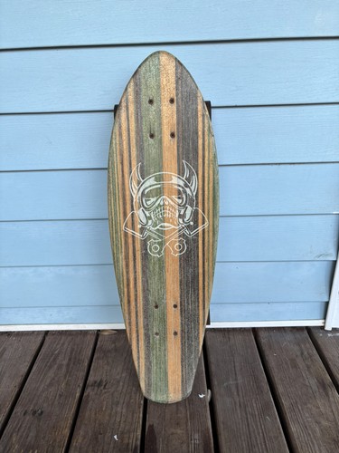 Speed Demons 29”x9” Skateboard Black White Cruiser Board Nice ...