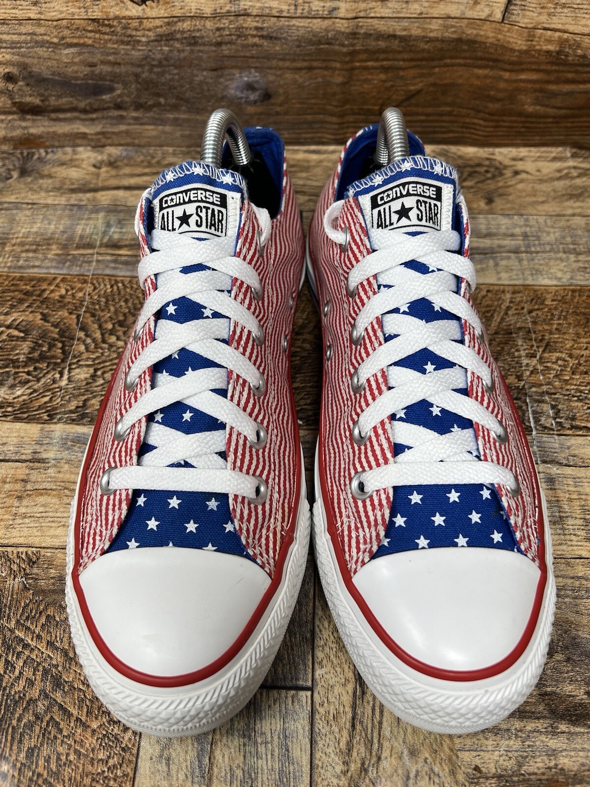 Converse All Star USA Mens 8 Womens 10 American Flag Low Top Sneakers ...