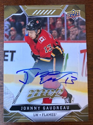 2019-20 UD MVP Autograph Johnny Gaudreau Auto Rare | eBay