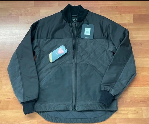 Filson Alcan Quilted Jacket Cinder Dark Grey Motorcycle Black Cordura ...