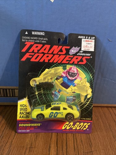 Hasbro Transformers 1994 G2 GoBots Decepticon Soundwave Brand New ...