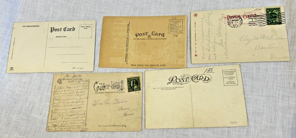 Lot of 5 Vintage Litho Postcards Wichita KS YMCA Building 1910-1914 | eBay