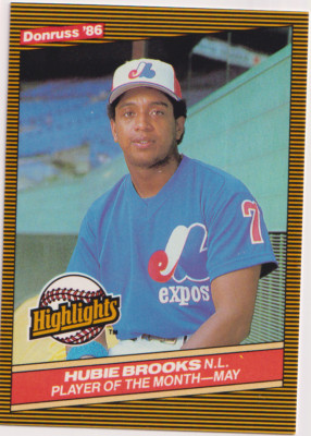 1986 Donruss Highlights #15 Hubie Brooks Montreal Expos | eBay