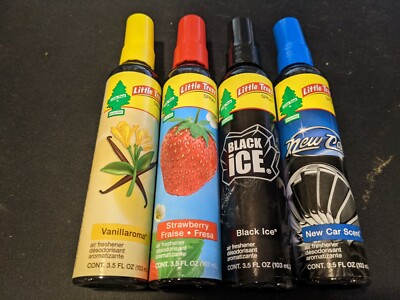 Little Trees Spray Pump 3.5 OZ Car Office Home Air Freshener 12 or 24 ...