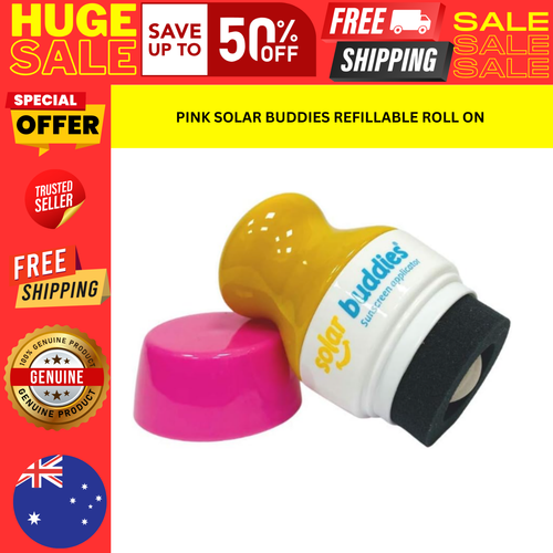 Solar Buddies Refillable Roll on Sponge Applicator for Sunscreen ...