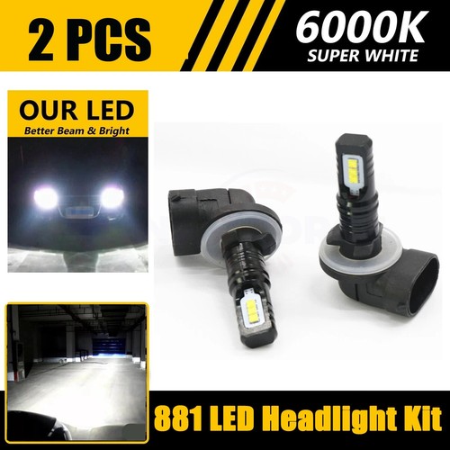 2PCS 881 LED Fog Light Driving Bulbs 862 886 889 894 896 898 Xenon ...