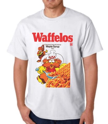 WAFFELOS T-SHIRT WAFFELO BILL EXCLUSIVE DESIGN! CEREAL PREMIUM TEE | eBay