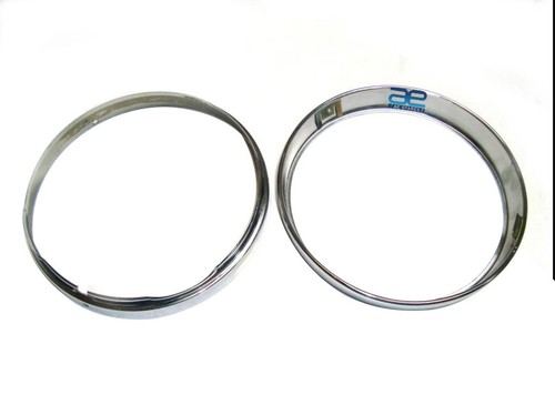 New Head Light Inner Outer Rim Chrome Plated For Royal Enfield Bullet ...
