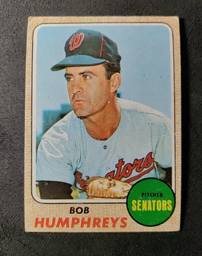 1968 Topps Baseball #268 Bob Humphreys - Senators | eBay