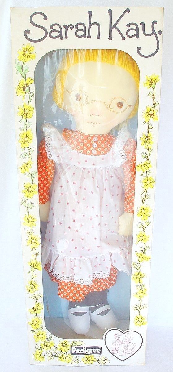 Pedigree England SARAH KAY Victorian Style 75cm Tall Rag Doll MIB`74 ...