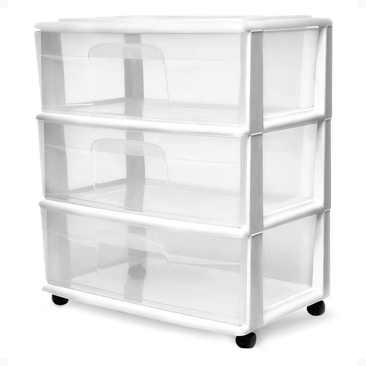 Drawers Stackable Drawer Container Storage Durham 24-Drawer Storage ...