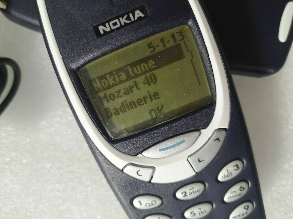 Nokia 3310 Navy blue Unlocked 2G GSM 900/1800 Mobile Phone (with Snake ...