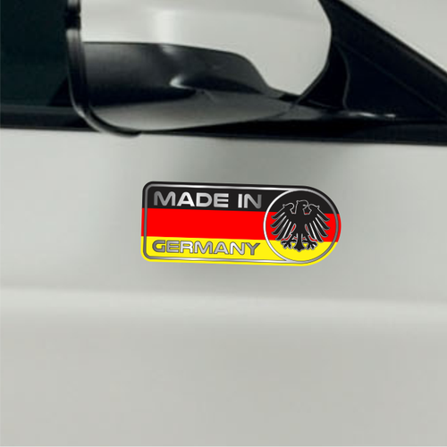 Made In Germany Car Sticker Set Vinyl Decal German Flag Sticker Motor ...