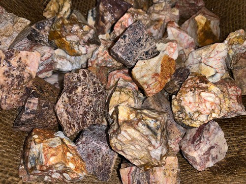 3000 Carat Lots of Landscape Jasper Rough - Plus a FREE Faceted ...