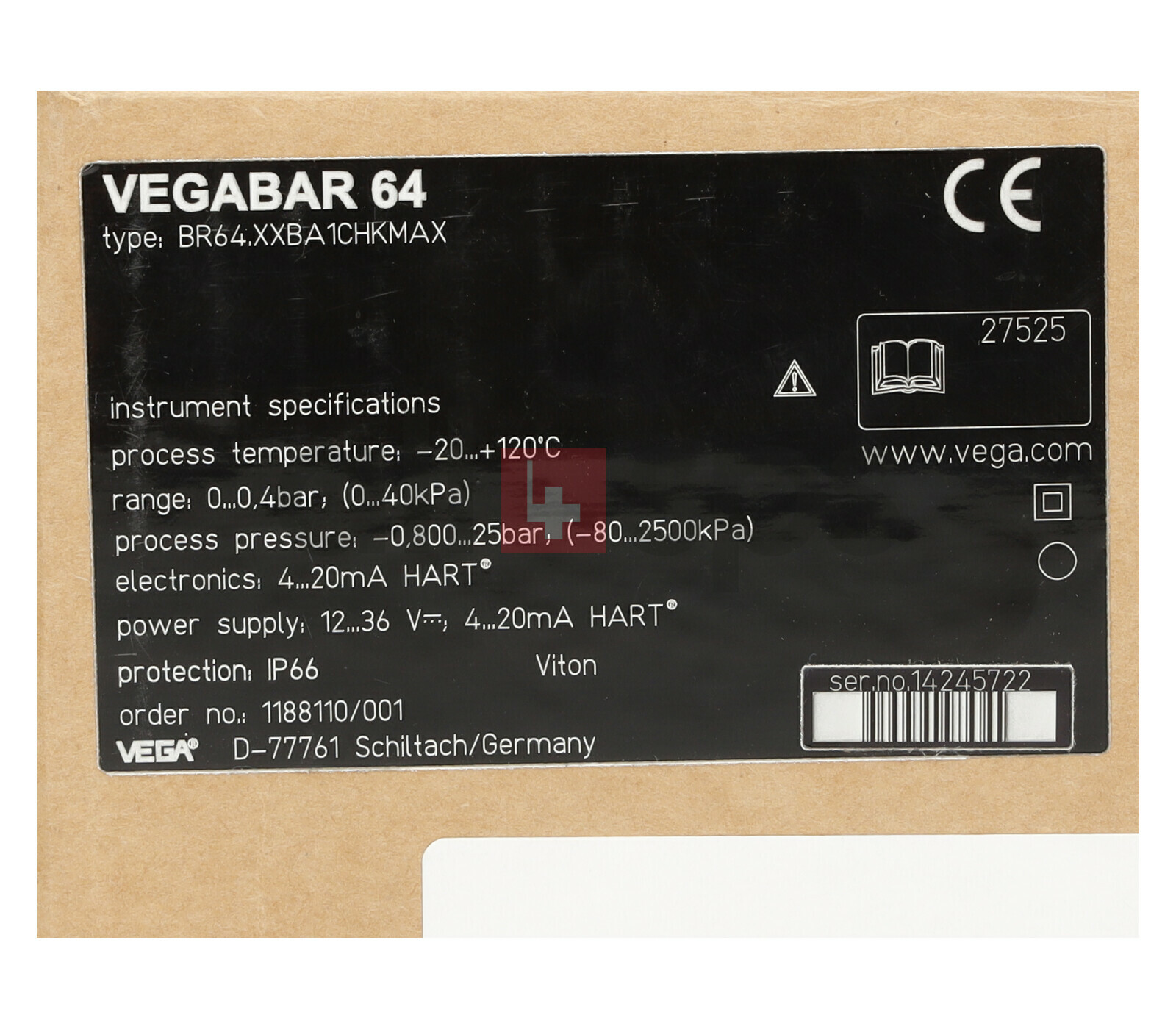 VEGA VEGABAR 64, 1188110/001, BR64.XXBA1CHKMAX (NO) | eBay