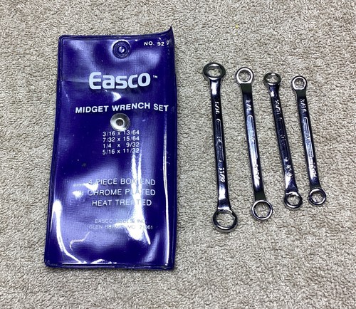 VTG. EASCO 4 PC. MIDGET WRENCH SET NO.92-210 | eBay