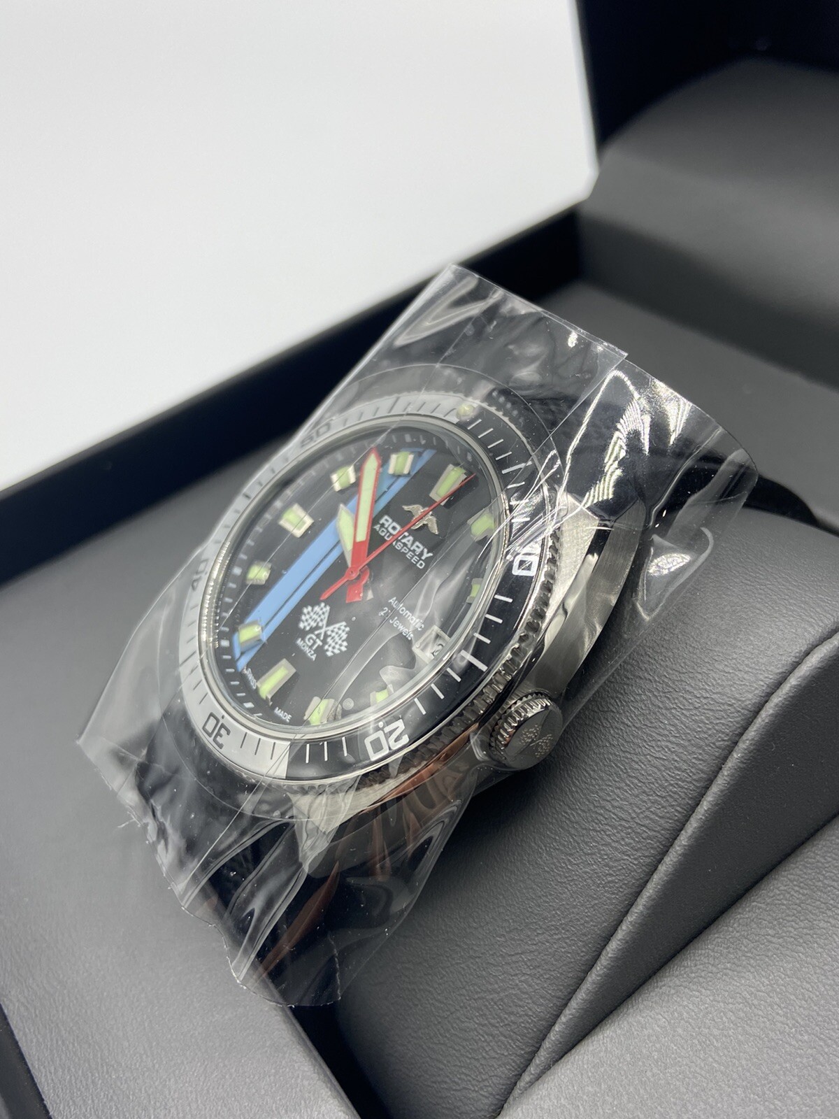 Rotary Mens GT Monza Swiss Automatic Sapphire Aquaspeed Watch - 100m ...