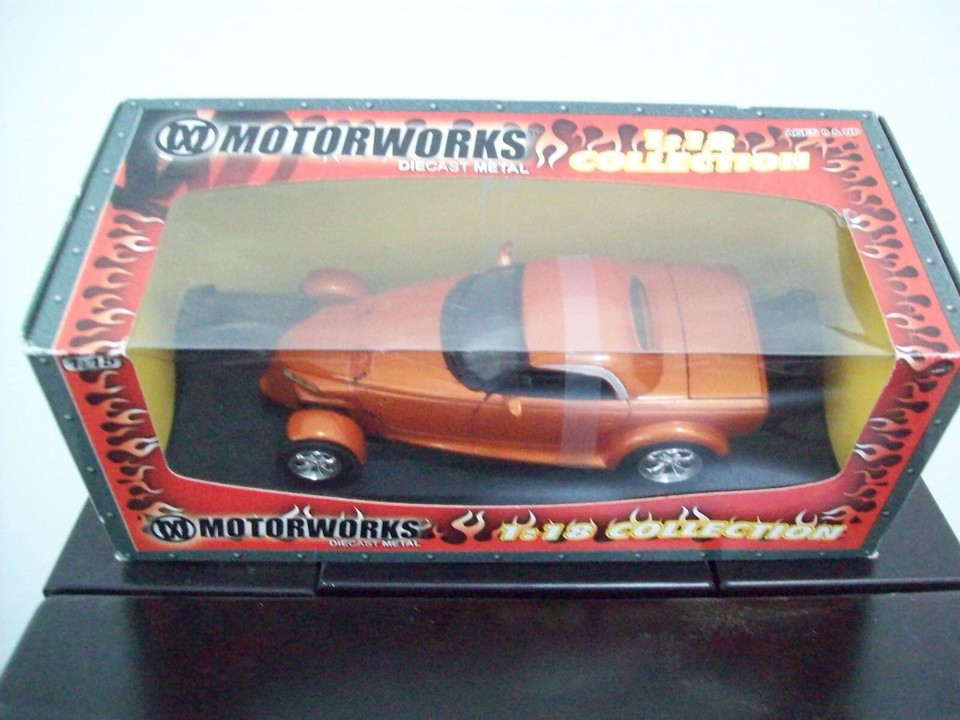 MotorWorks Chrysler Howler Concept Orange Prowler 1:18 Scale Diecast ...