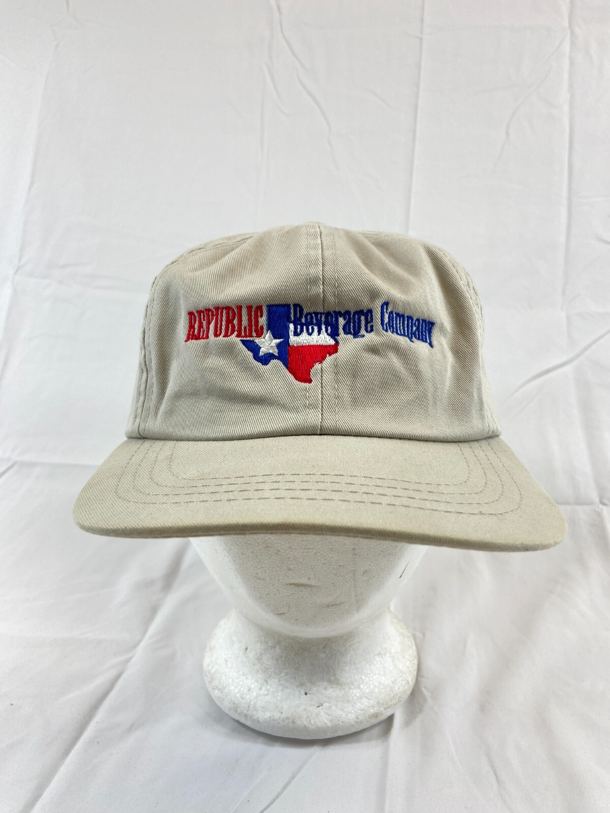 Republic Beverage Company Trucker Hat Buckleback Cap Texas Flag Yupoong ...