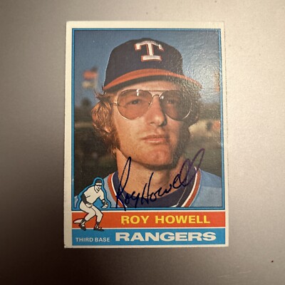 RAY HOWELL 1976 TOPPS AUTOGRAPHED SIGNED AUTO BASEBALL CARD | eBay