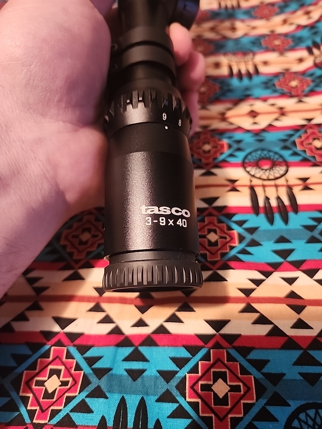 TASCO WORLD CLASS 3-9X40 MATTE RIFLE SCOPE DUPLEX RETICLE WITH RINGS | eBay