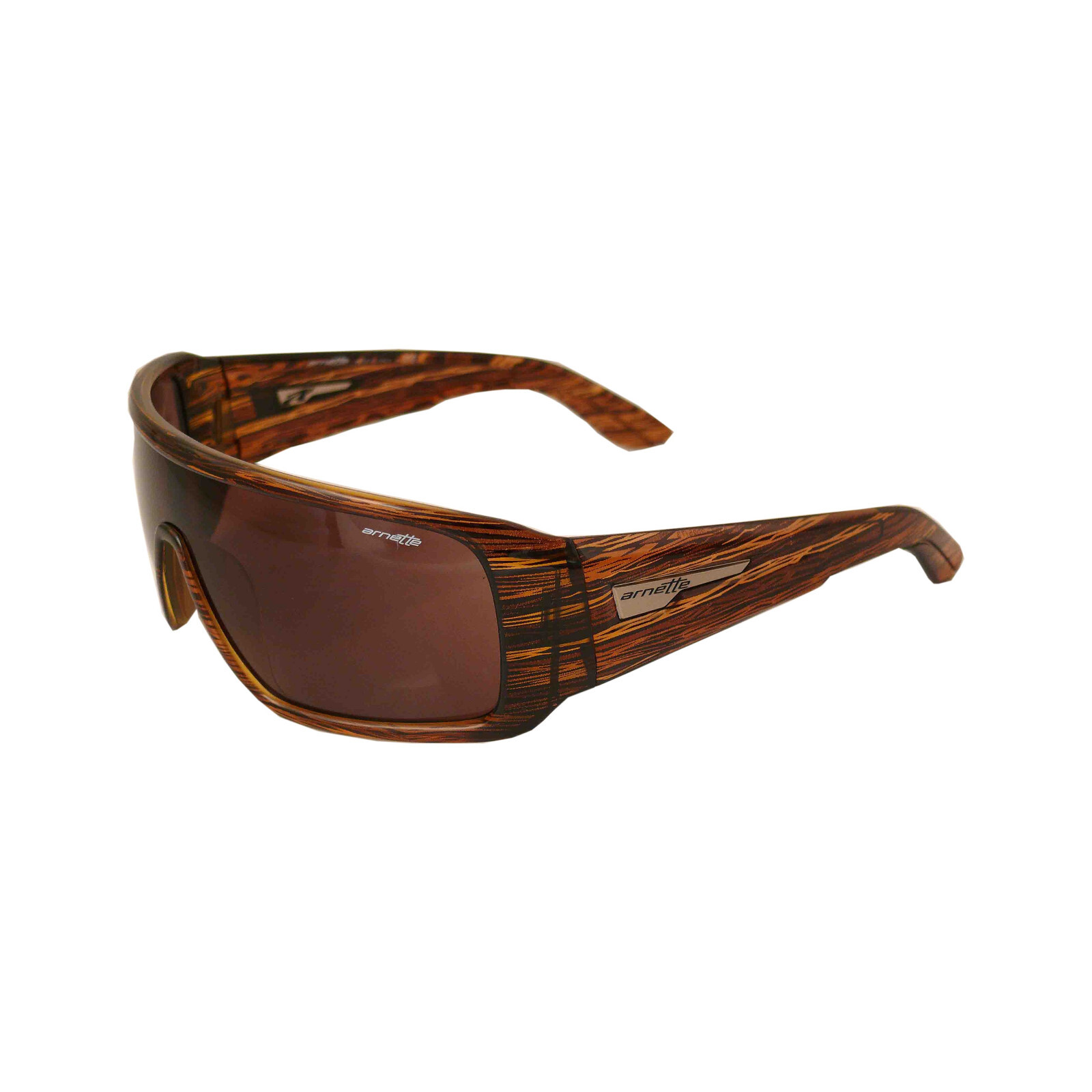 ARNETTE BARN BURNER SUNGLASSES BROWN STRIPED HAVANA FRAME NEW RARE LAST ...