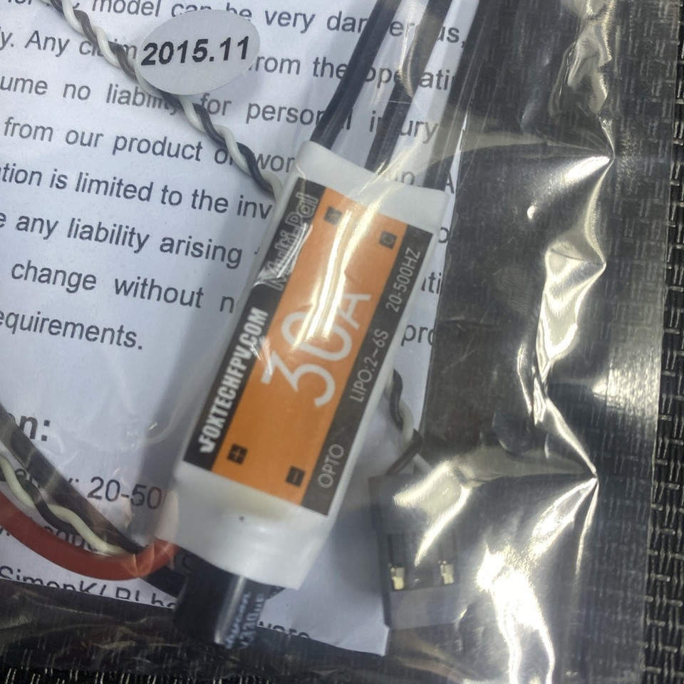 Foxtech ESC 2s 3s 4s 6s 30a Brand New USA shipping 🇺🇸 | eBay