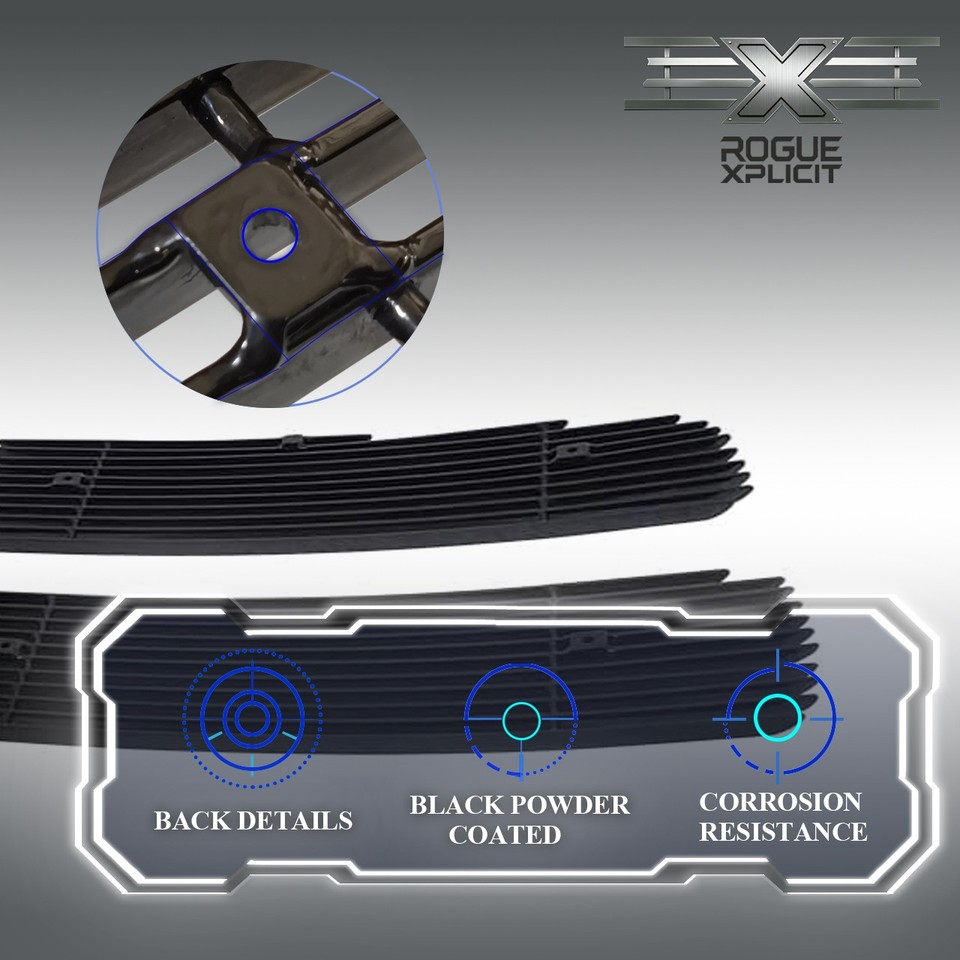 For 2002-2005 Dodge Ram 1500/2500/3500 Chrome Front Billet Grille Grill ...