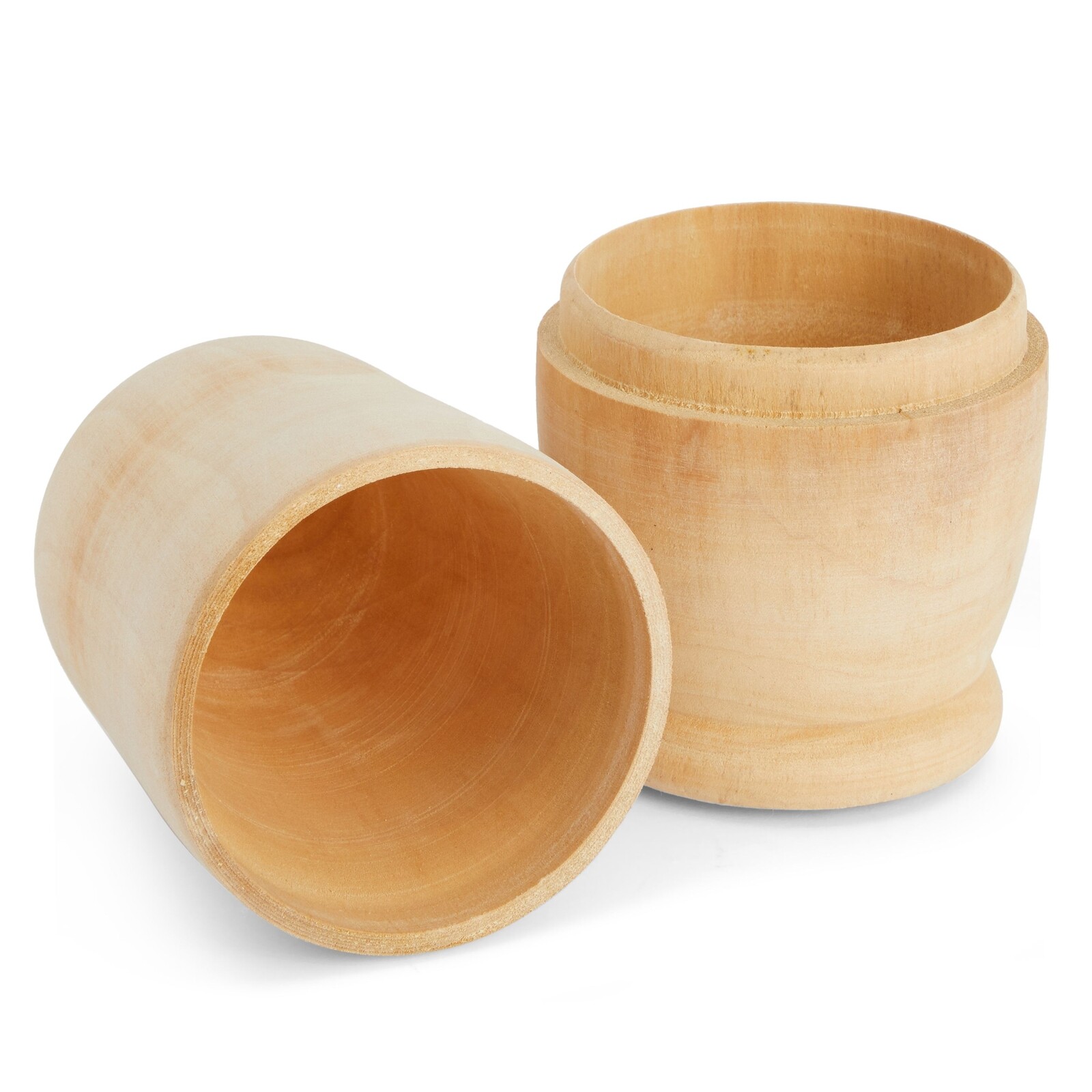 5 Piece Set Unpainted Blank Russian Nesting Dolls for DIY Crafts, Art ...