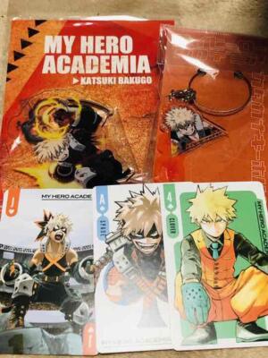 Katsuki Bakugo My Hero Academia Jump Katakana Key Holder Ring MHA Lot ...