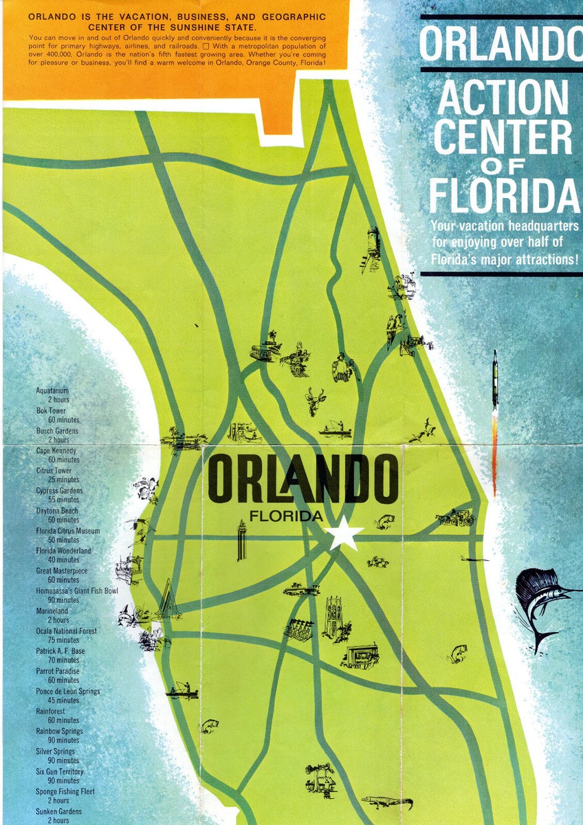 Map Greater Orlando Florida