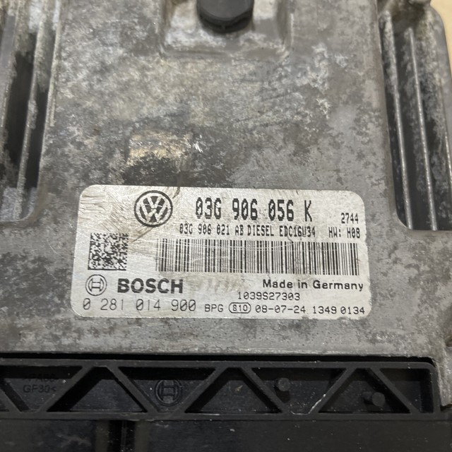 VW Golf Engine ECU Control Module 03G906056K 1.9 TDI Mk5 2008 ...