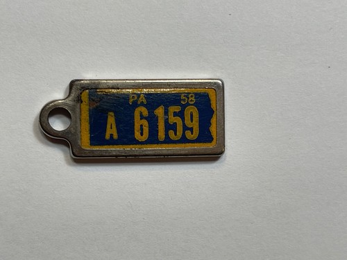 Vintage 1958 - Disabled American Veterans Pennsylvania License Plate ...