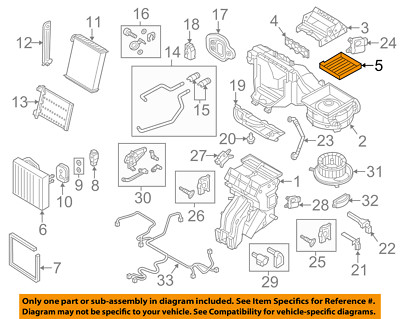 AUDI OEM 15-17 A3-Cabin Air Filter 5Q0819669 | eBay