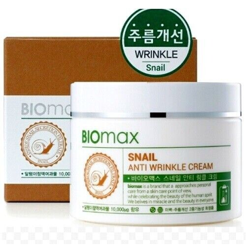 Biomax Snail Wrinkle Care Face Cream 3.38oz New In Box Sealed | eBay