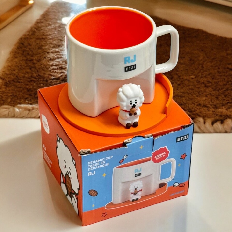 BT21 Ceramic Mug Cup Line Friend Collectable Miniso Limited Edition 340 ...