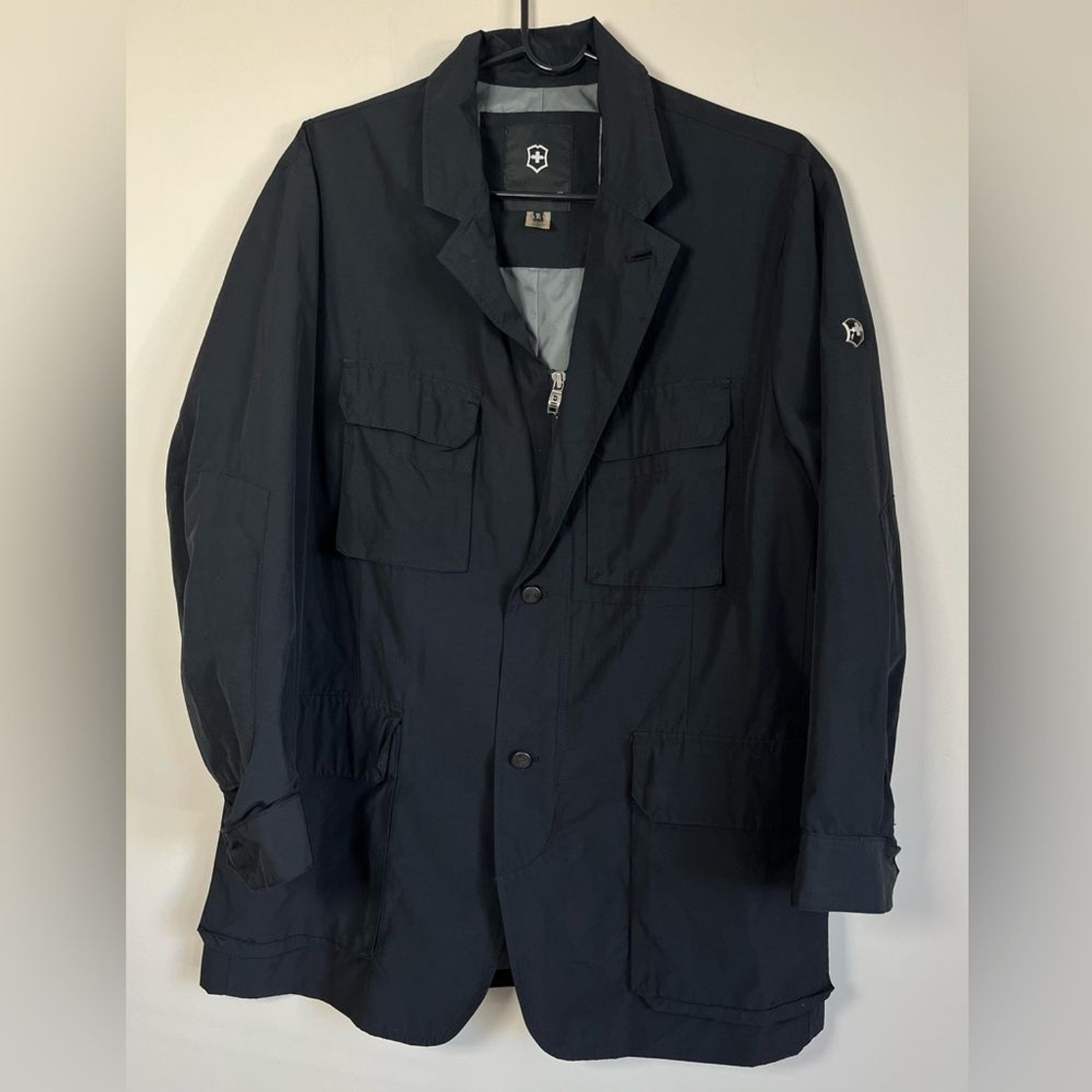 Victorinox Swiss Army Black Lightweight Jacket Shell … - Gem