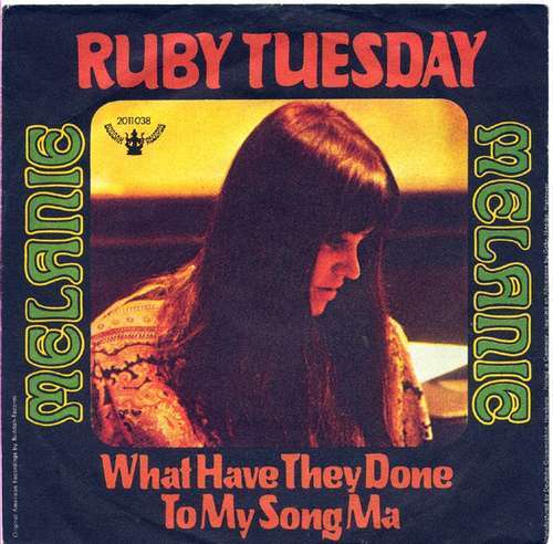 Melanie Ruby Tuesday 7" Single Mono Vinyl Schallplatte 75544 | eBay.de