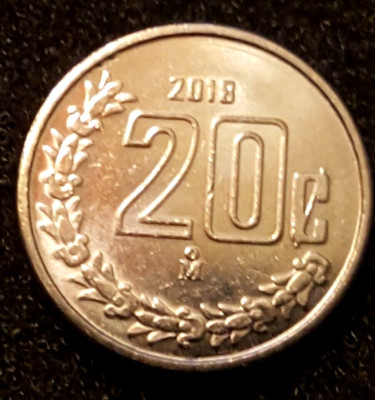 20 Centavos 2018 Reed (Acatl),the 13th day on the Aztec calendar-Piedra ...