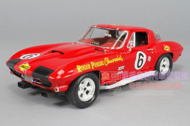 #6 Roger Penske Chevrolet Sunoco Corvette 1967 1/18th Scale Waterslide ...