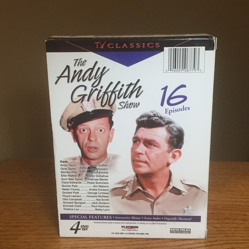 The Andy Griffith Show (DVD, 1999, 4-Disc Set) Jim Nabors, Don Knots ...