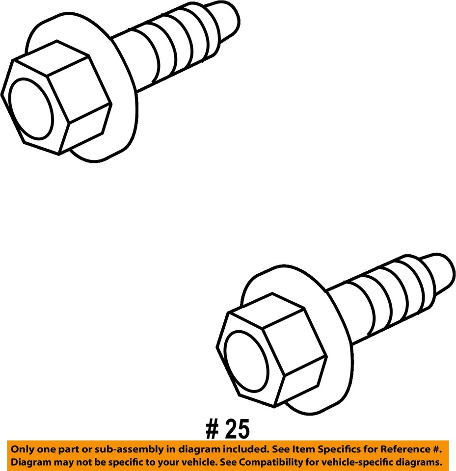 GM OEM Stabilizer Sway Bar-Front-Stabilizer Sway Bar Bolt 11515767 | eBay