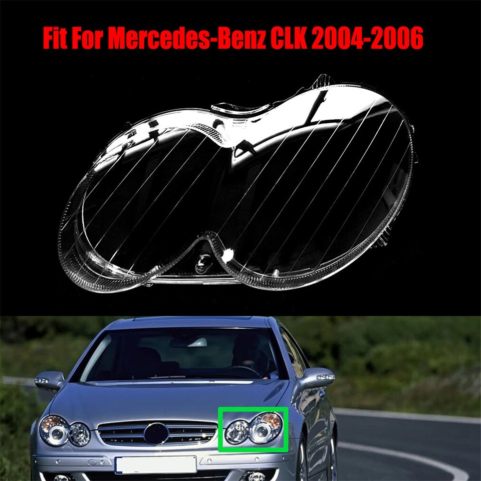 For Mercedes-Benz CLK 2004-2006 Left Side Headlight Headlamp Clear Lens ...