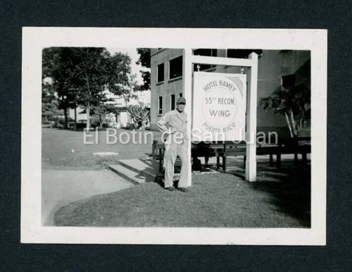 VTG PHOTO LOT OF 2 / HOTEL RAMEY- AIR FORCE BASE / AGUADILLA PUERTO ...