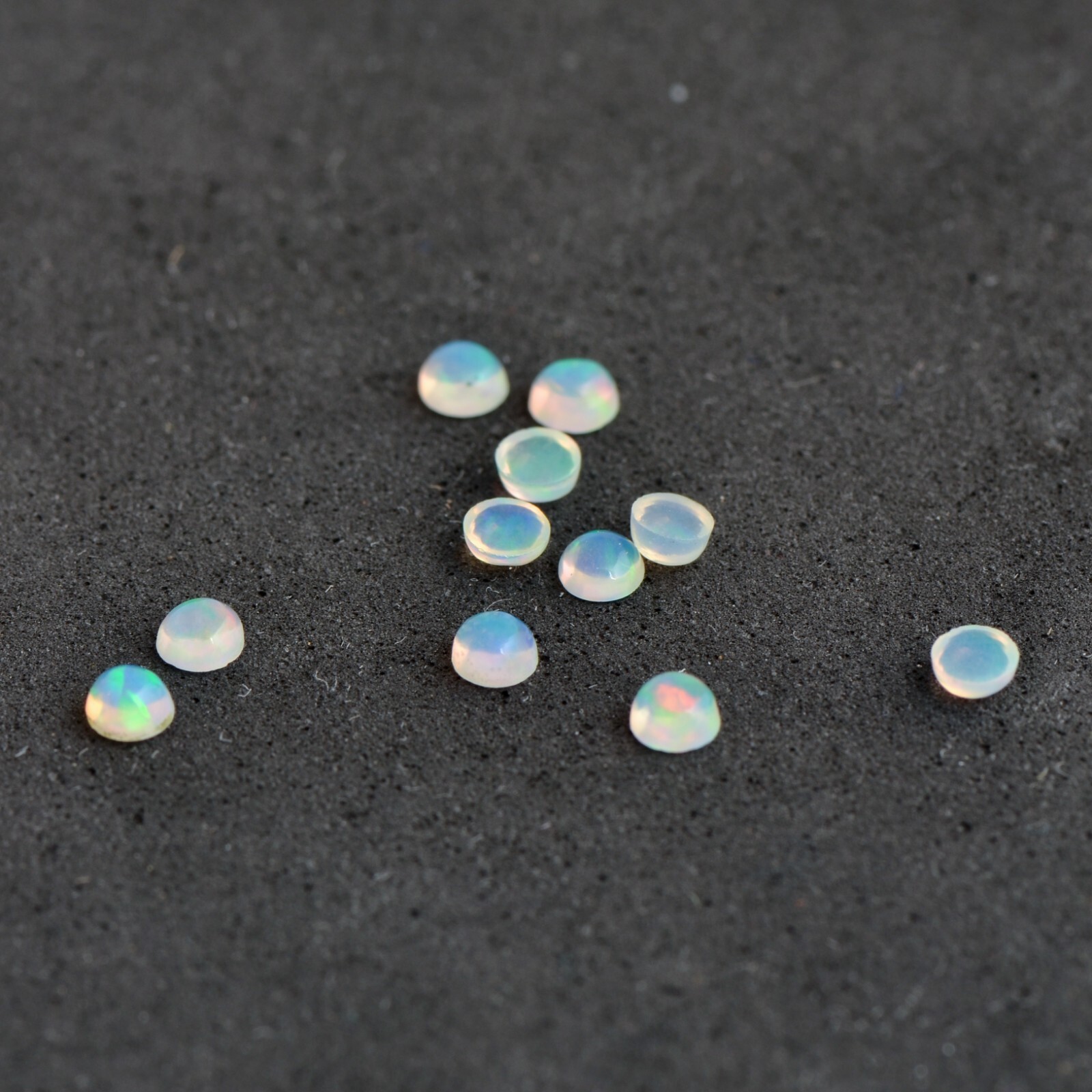 3mm Round Cabochon Fire Opal Loose Gemstone for sale Free Shipping 50 ...